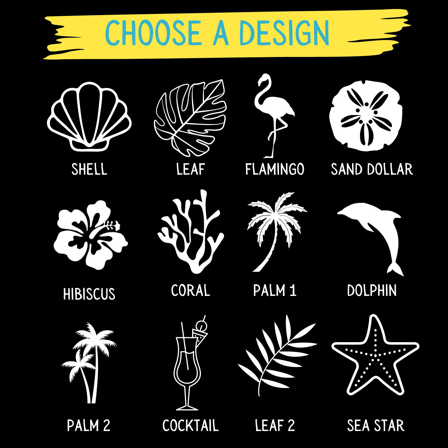 Custom Car Decals Tropical Stickers Gifts for Island Lovers - Etsy