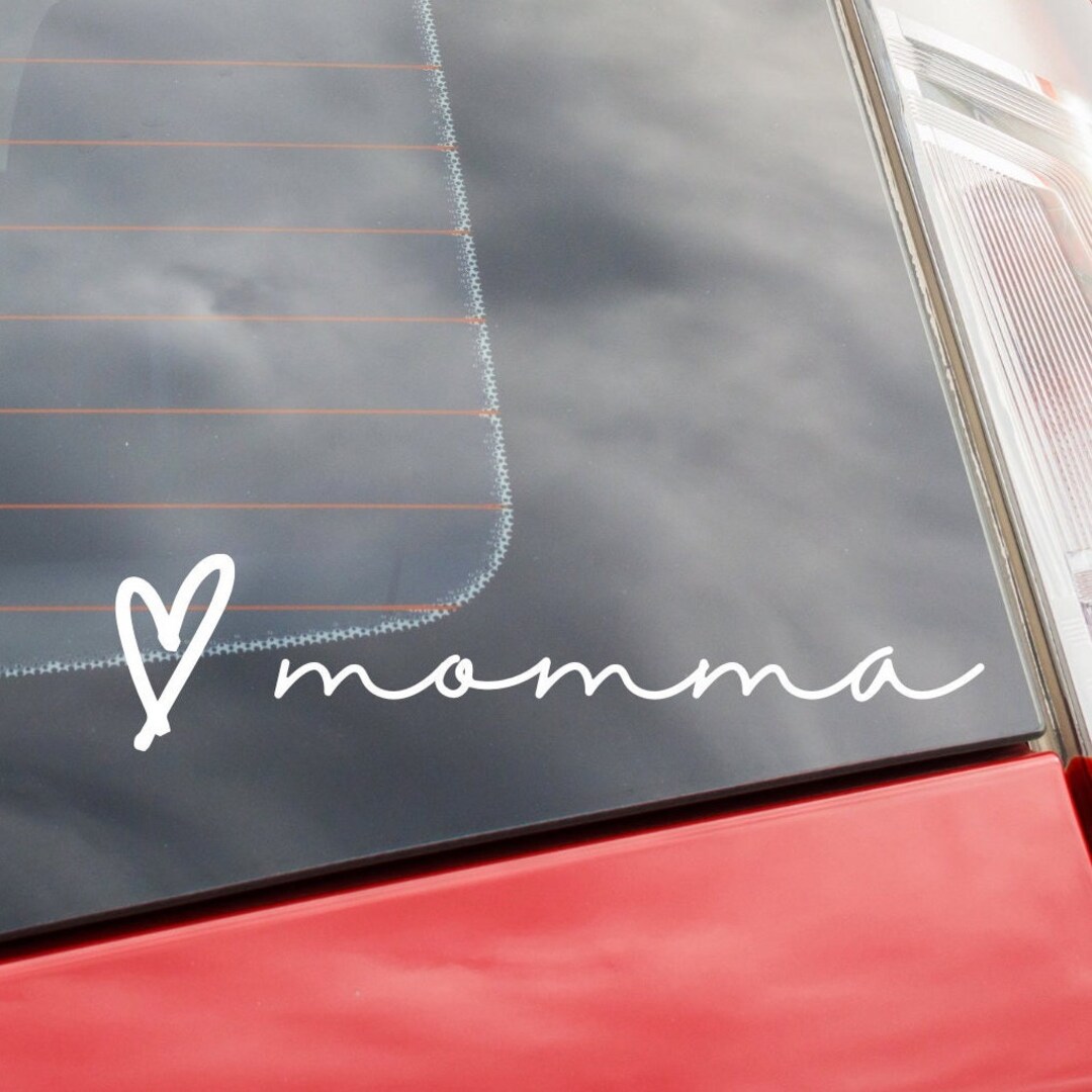 Momma Car Decal | Mom Decal | Mommy Decal | Mother’s Day Gift | Durable ...