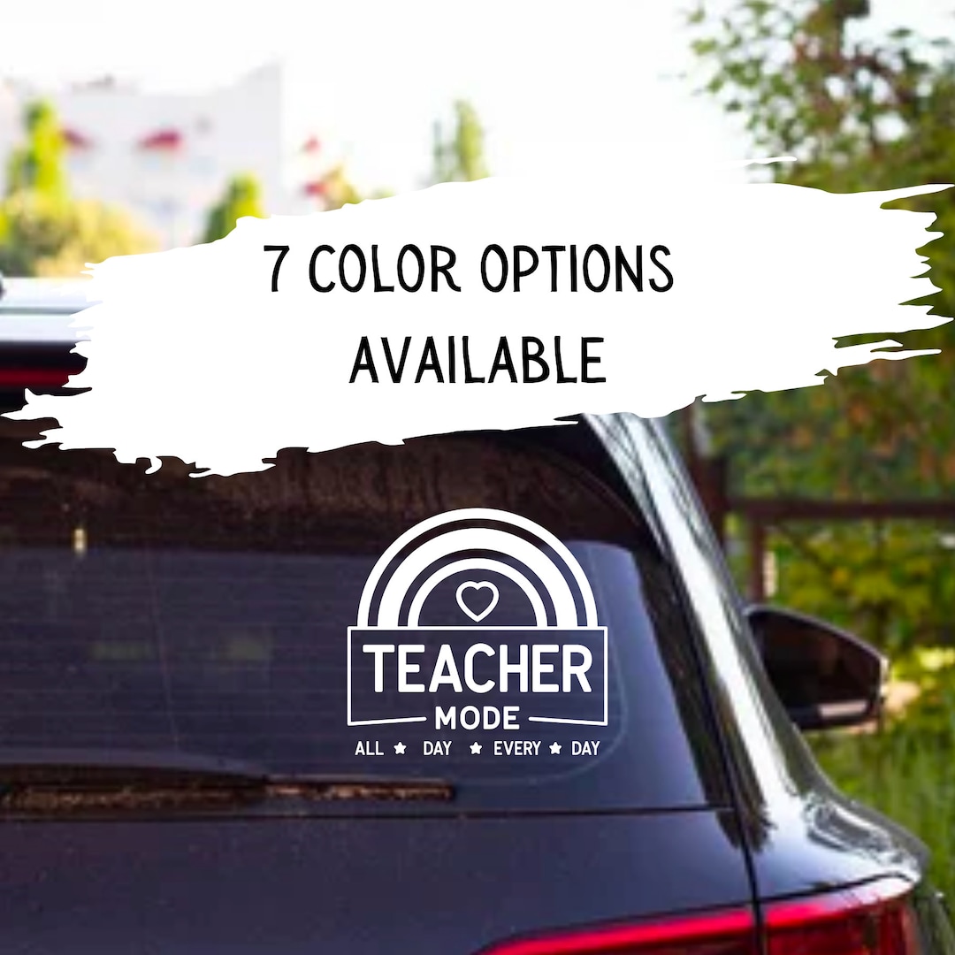 Teacher Car Decal, Teacher Decal, Best Teacher, Teacher Appreciation ...
