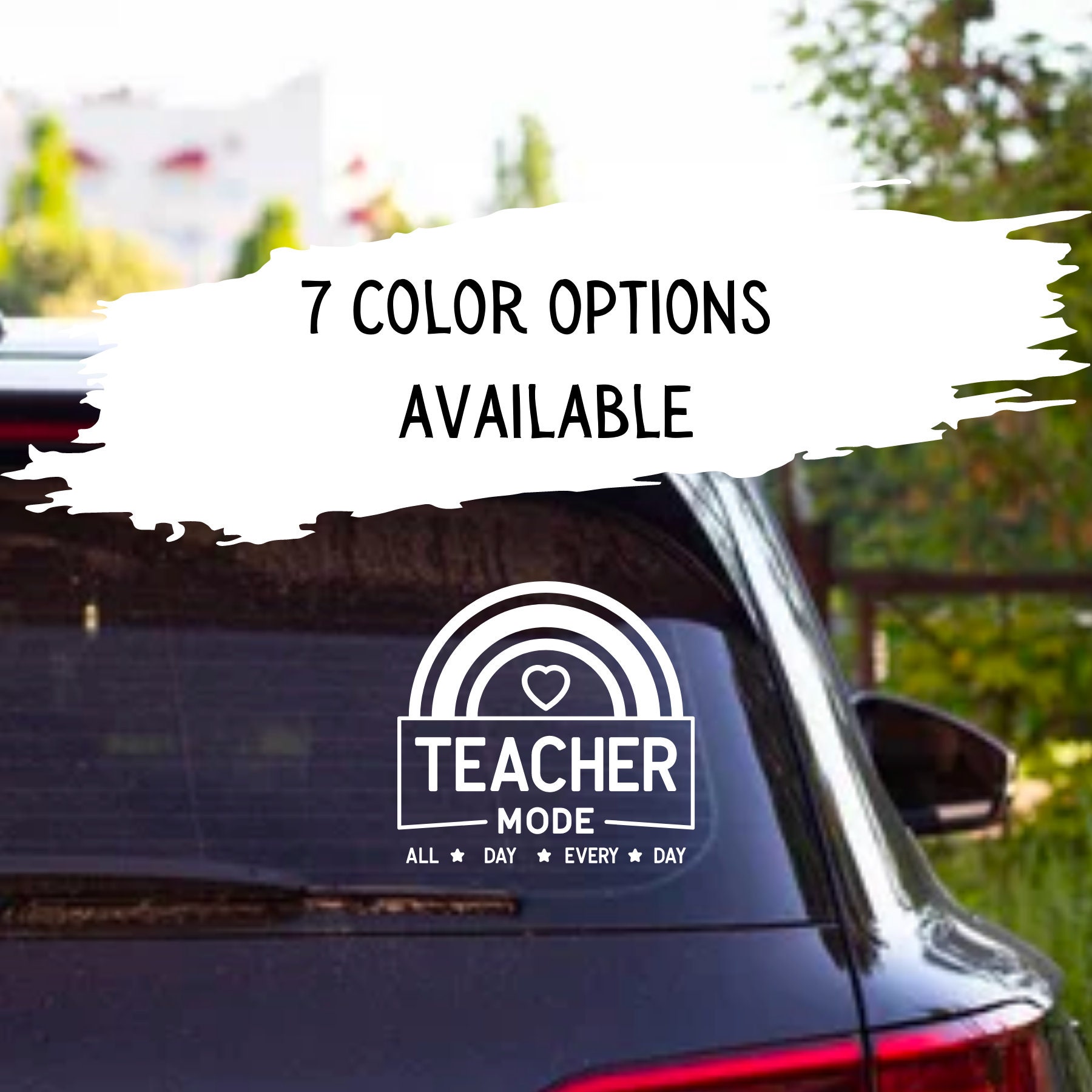 Teacher Car Decal Teacher Decal Best Teacher Teacher - Etsy