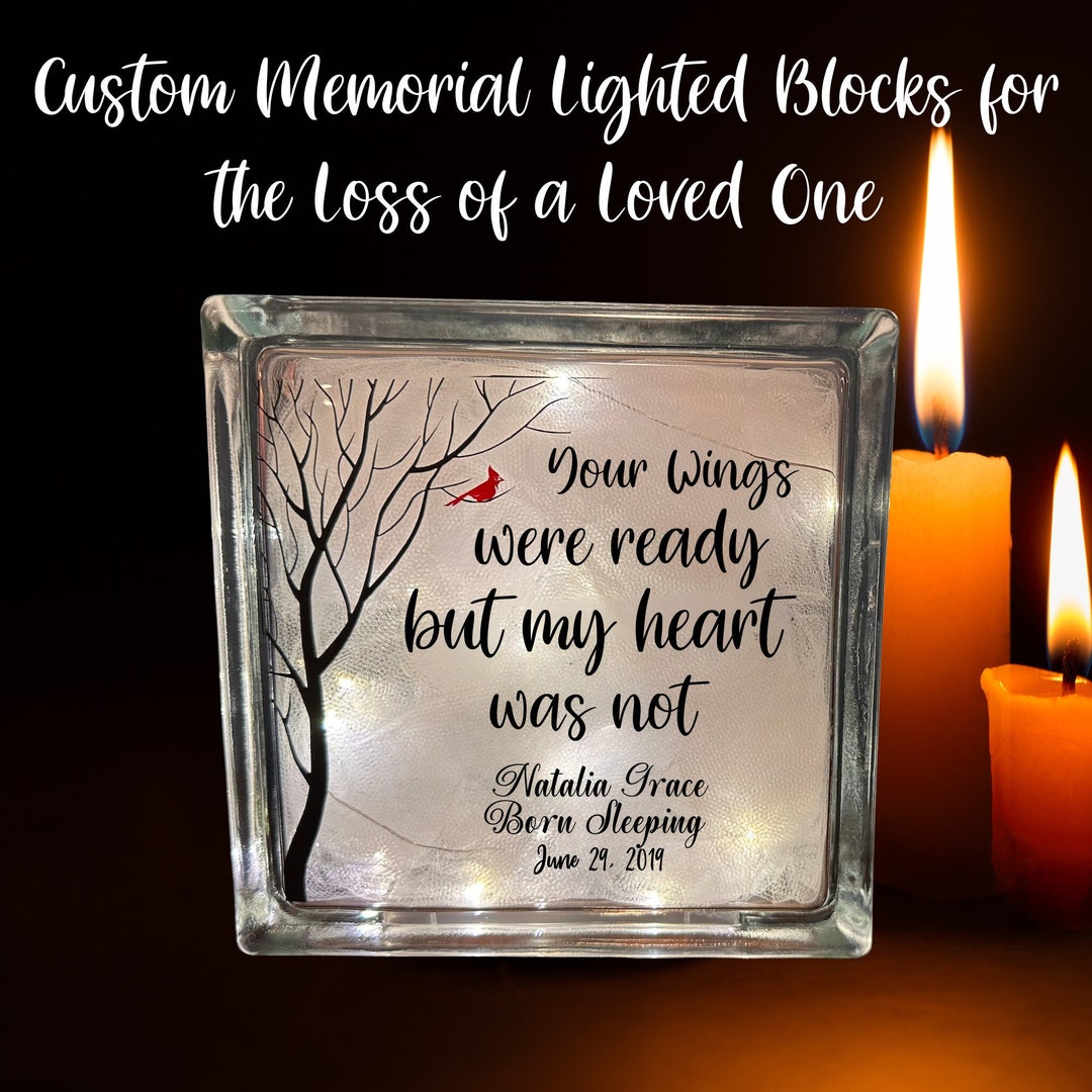 Custom in Loving Memory Gift for Loss of Loved One, Condolence Gift ...