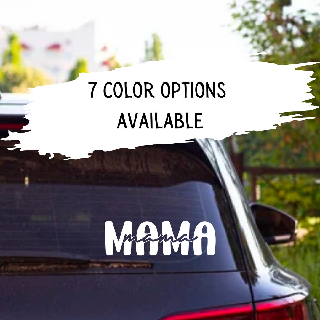Mom Car Decal, Mama Car Decal, Mom Life Decal, Mom Decal, Vinyl Decal ...