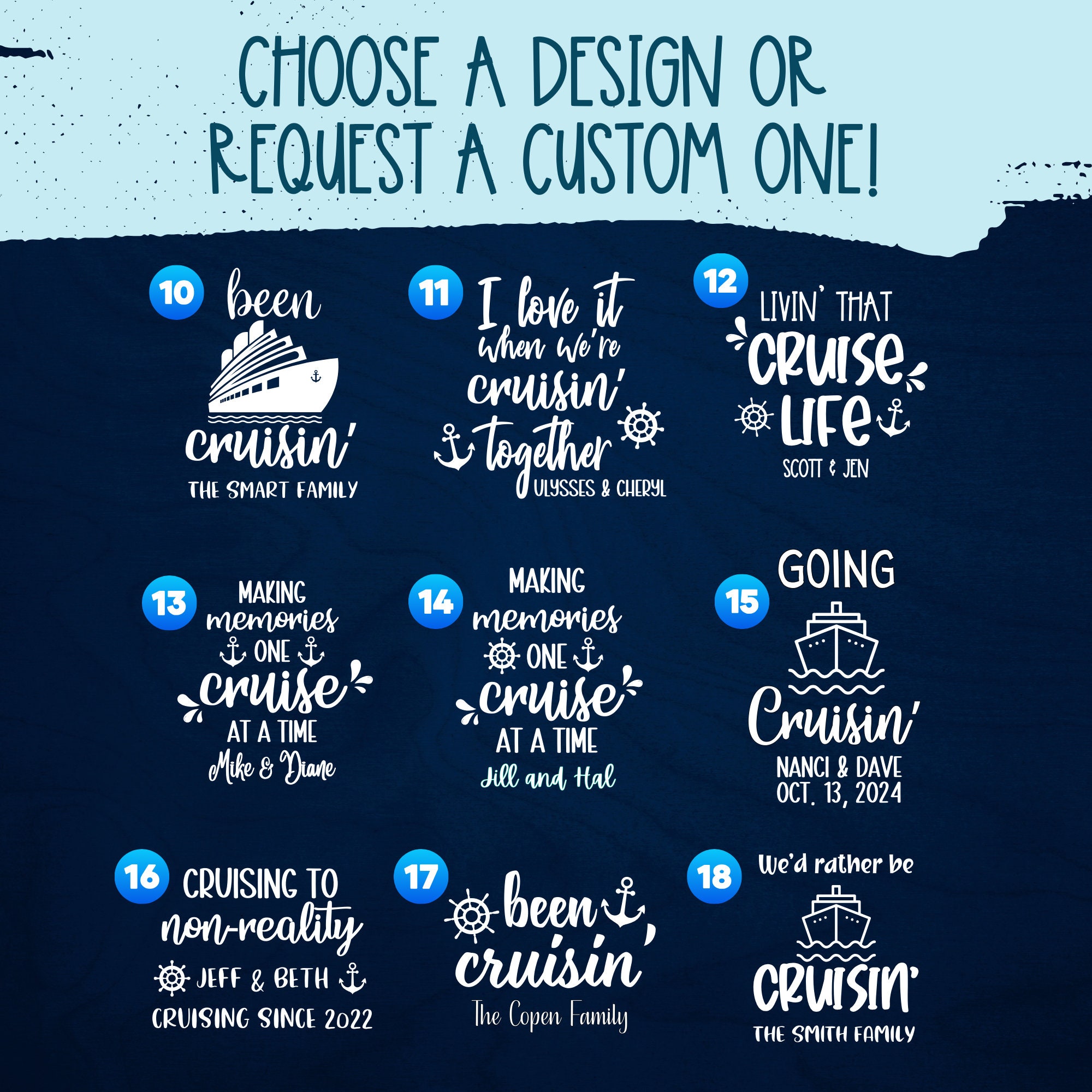 Custom 8"x8" Cruise Card Holder Vacation Shell Collector Shadow Box ...