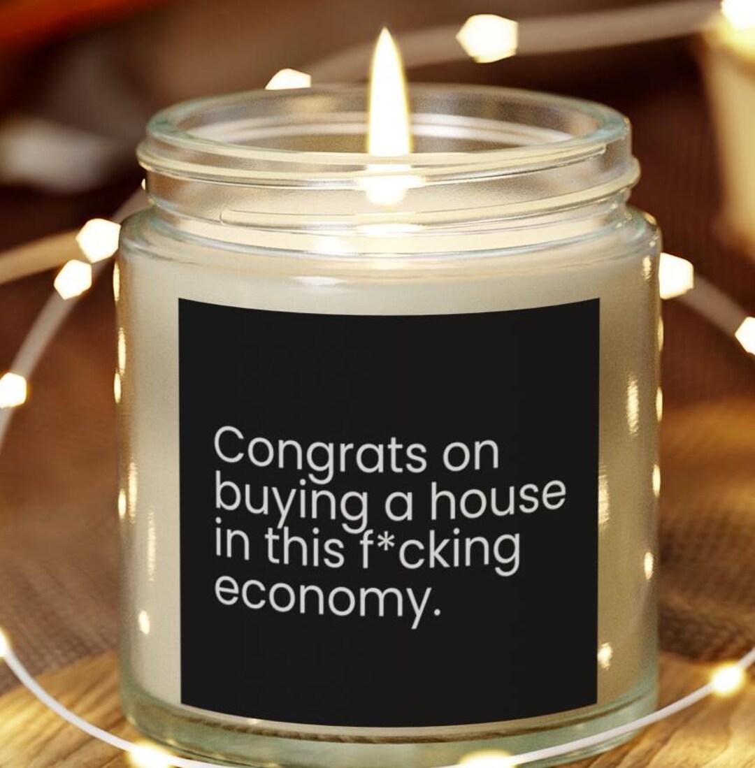 New Homeowner Gift Housewarming Candle Closing Day Gift Funny New House ...