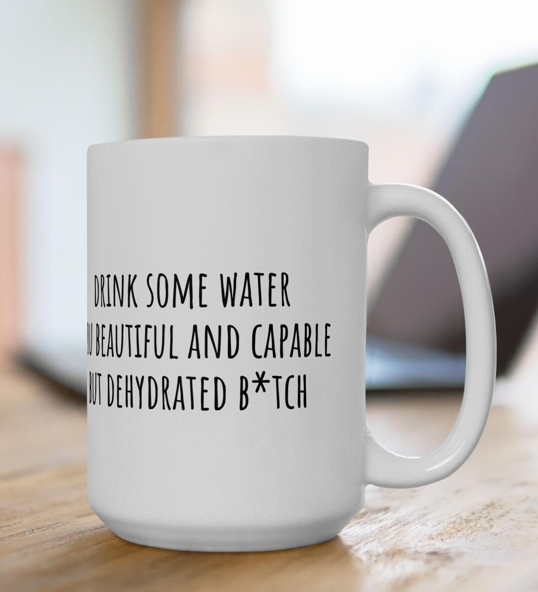 Funny 'drink Water' Mug: Inspirational Gift for Friends - Etsy
