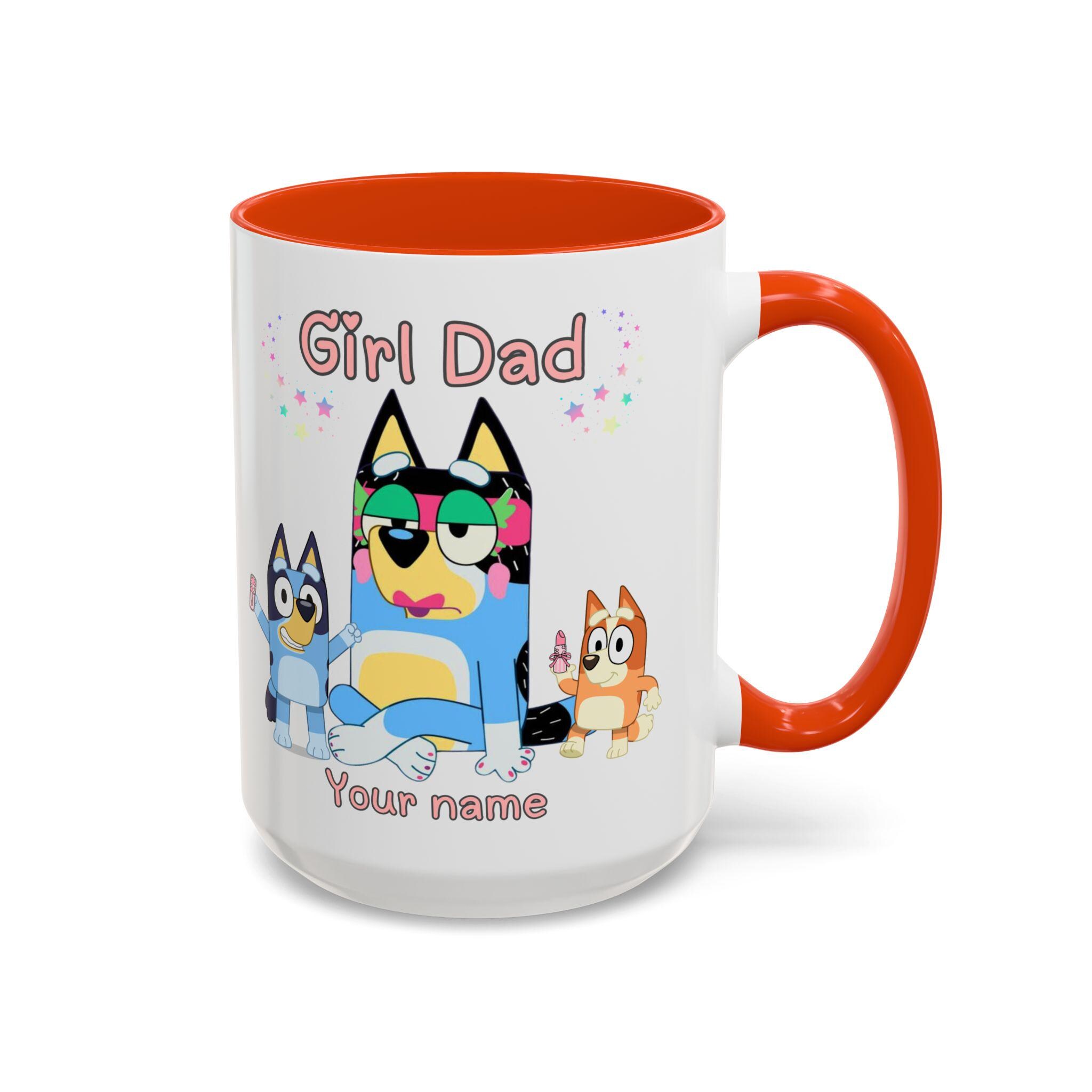 Personalized Bluey Mug, Best Dad Ever, Bluey Mug, Best Daddy Ever Mug ...