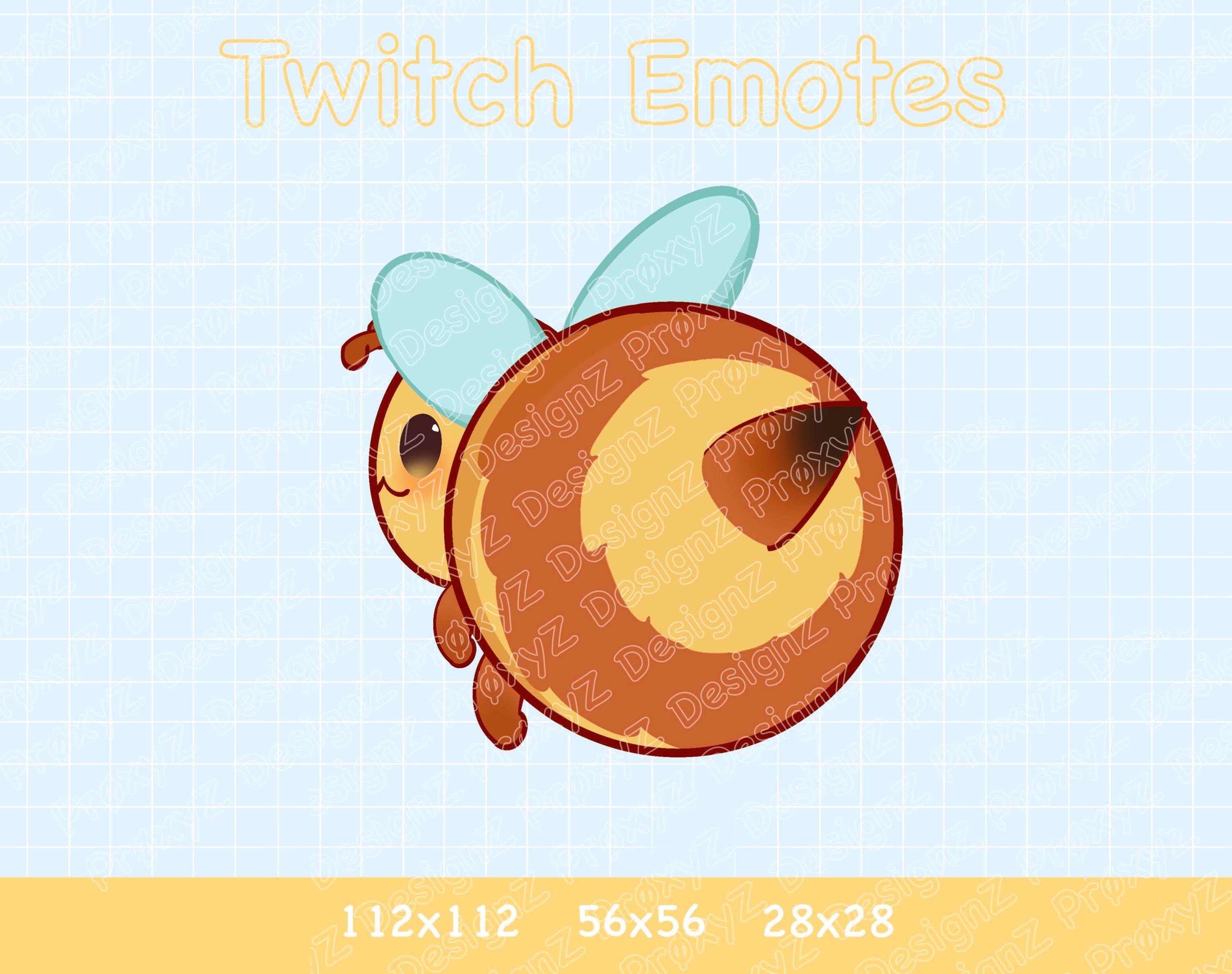 Cute Bee Booty Shake/twerking Twitch Animated Emote / Discord Emotes ...