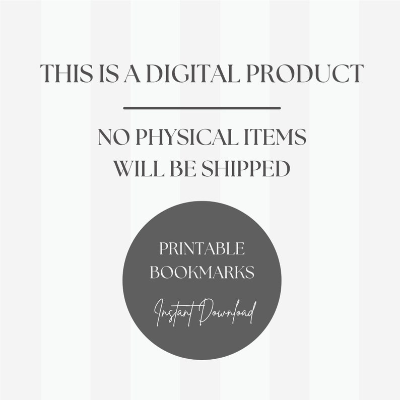 Aesthetic Bookmarks Printable PDF Kawaii Bookmarks Motivational Quote ...