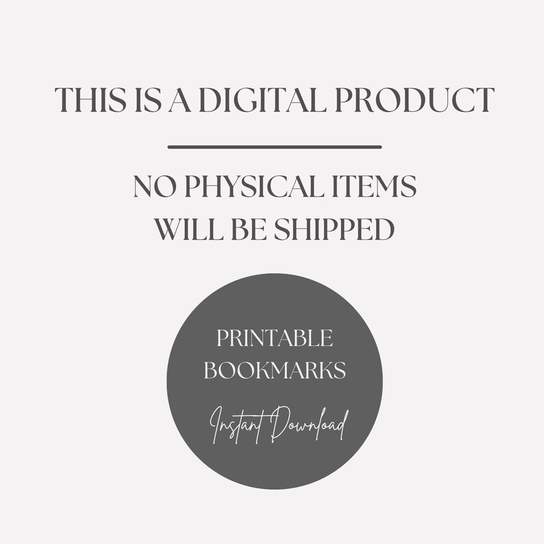 Floral Bookmarks Printable PDF Vintage Flower Book Printable Reading ...