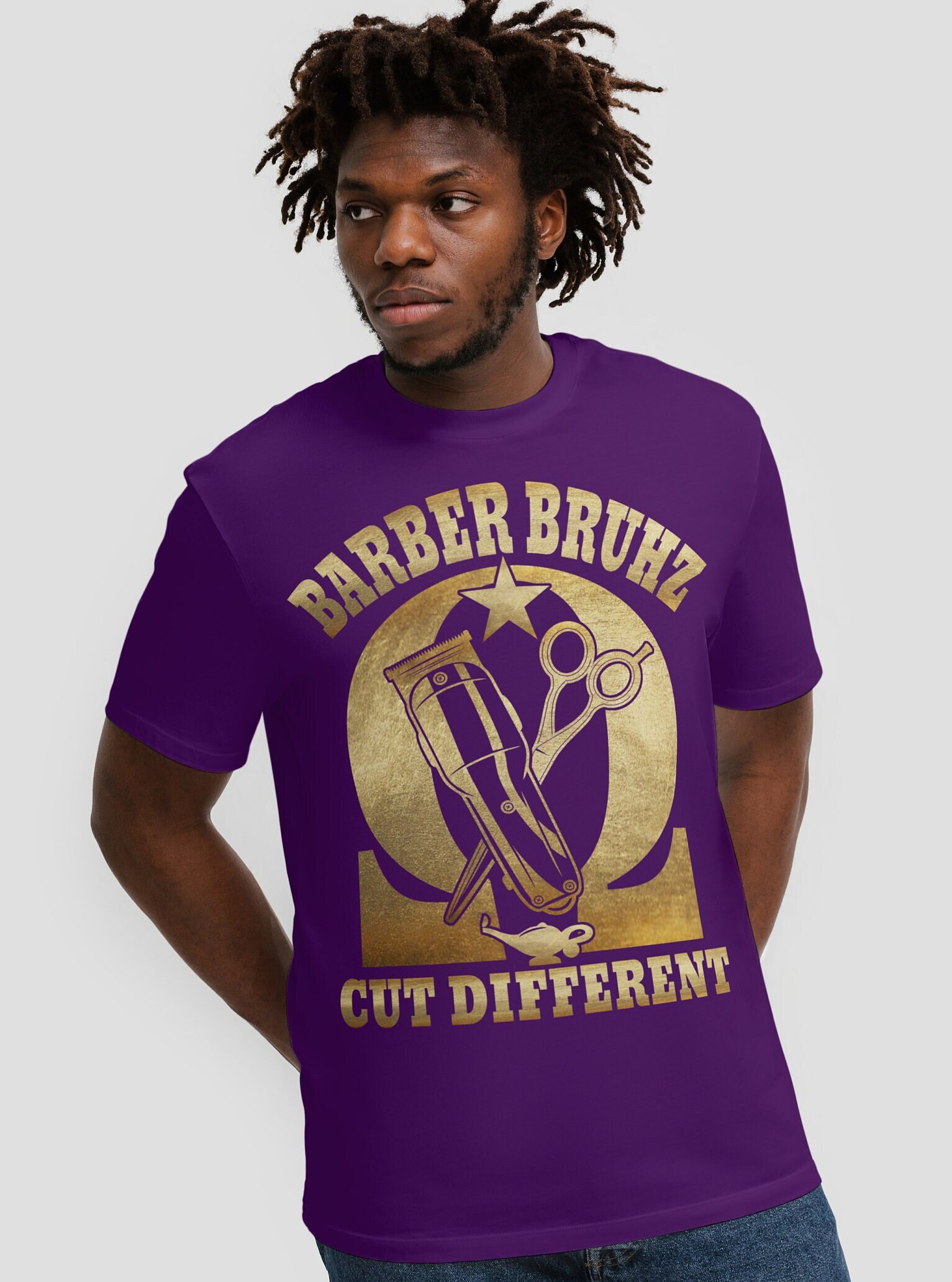 Omega Psi Phi Black Greek Fraternity Barber Bruhz Cut Different Royal ...