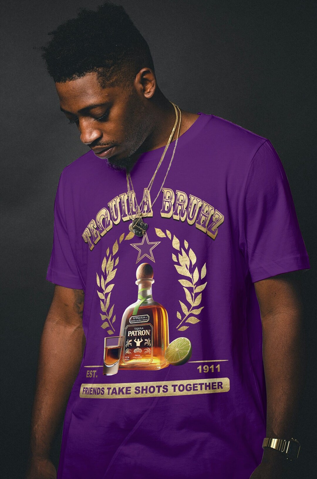 Omega Psi Phi Tequila Bruhz Friends Take Shots Together Royal Purple