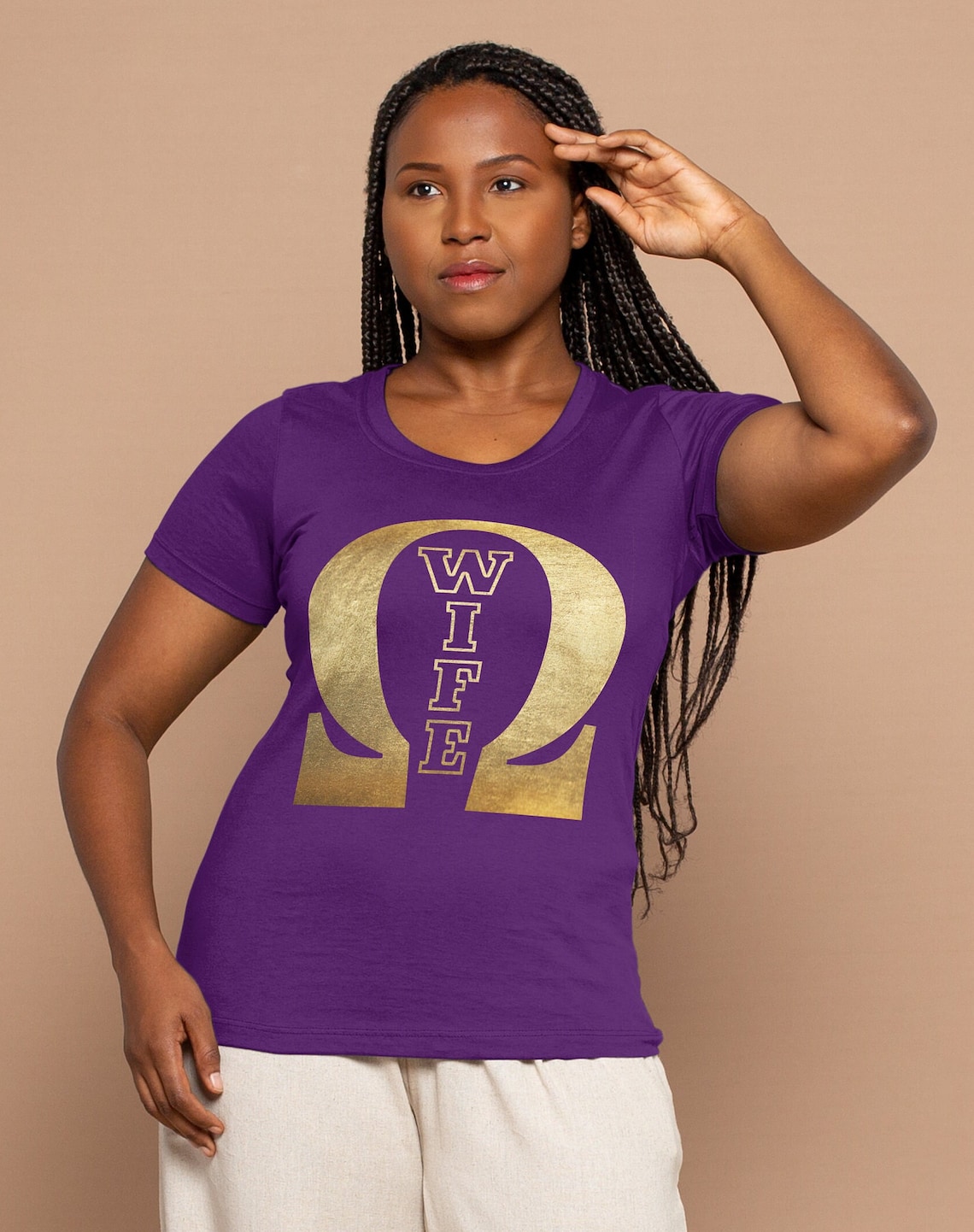 Omega Psi Phi Black Greek Fraternity Que Wife Quette Purple & Old Gold ...