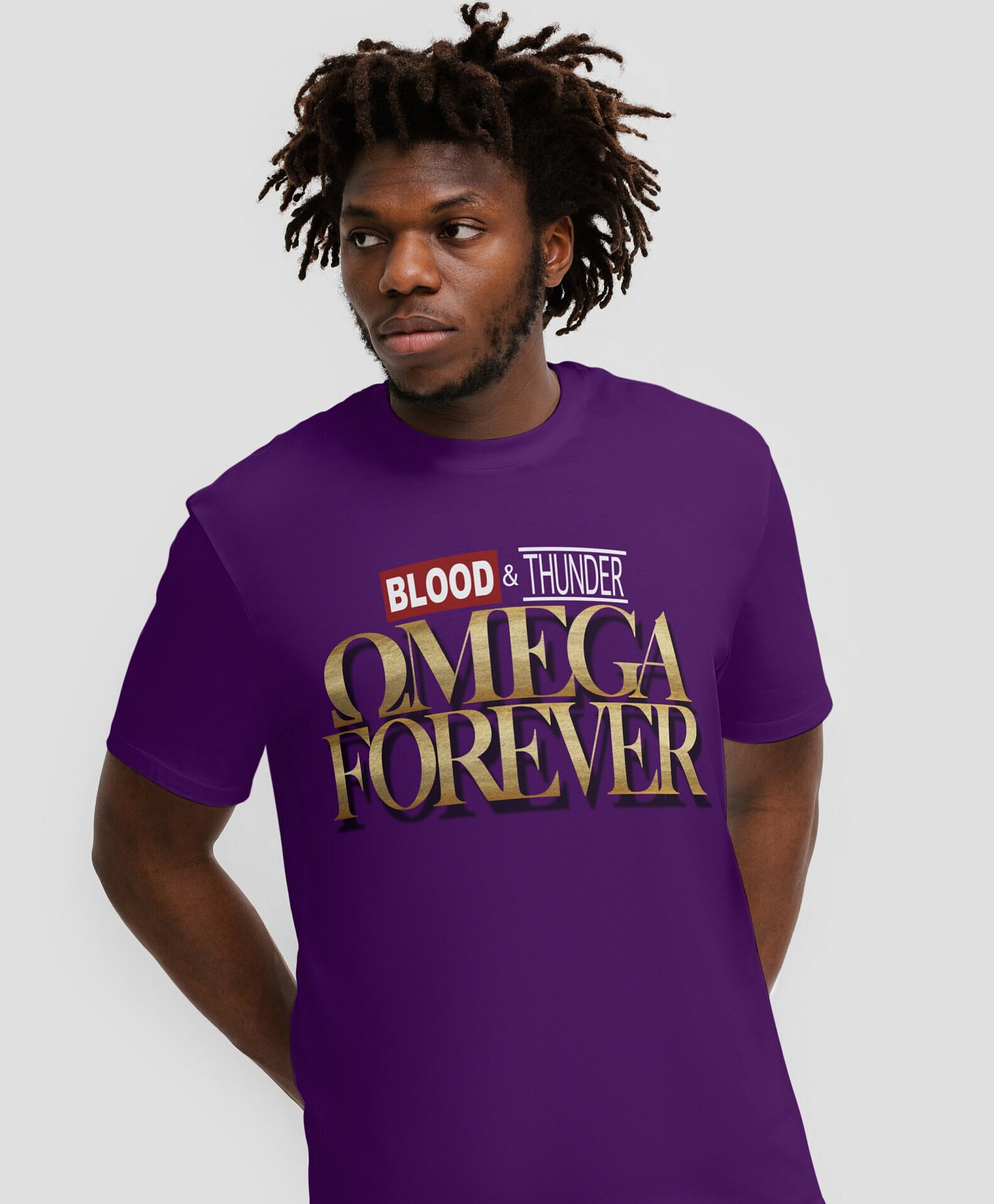 Omega Psi Phi Omega Forever Royal Purple and Old Gold Design - Etsy
