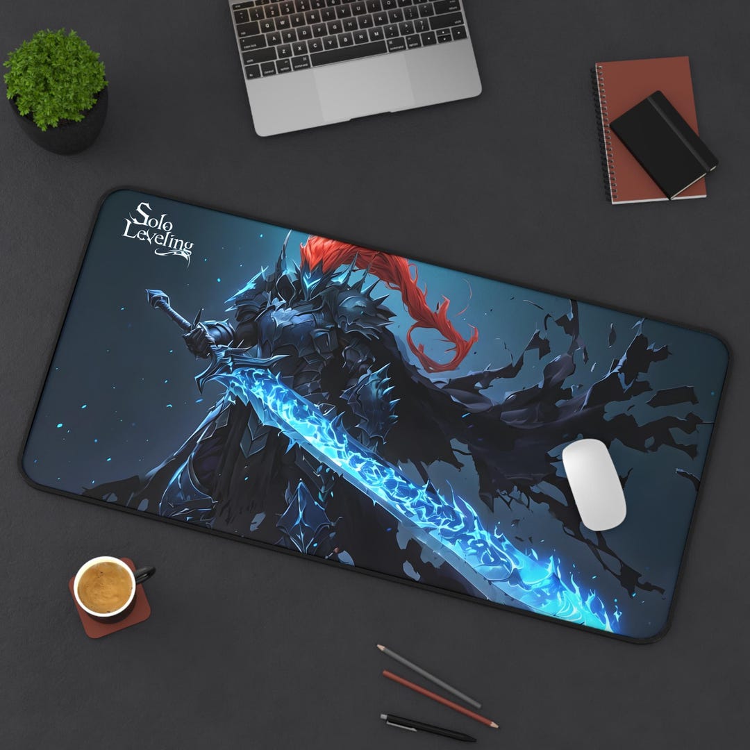 Igris Solo Leveling Desk Mat Unleash the Shadow Power! - Etsy