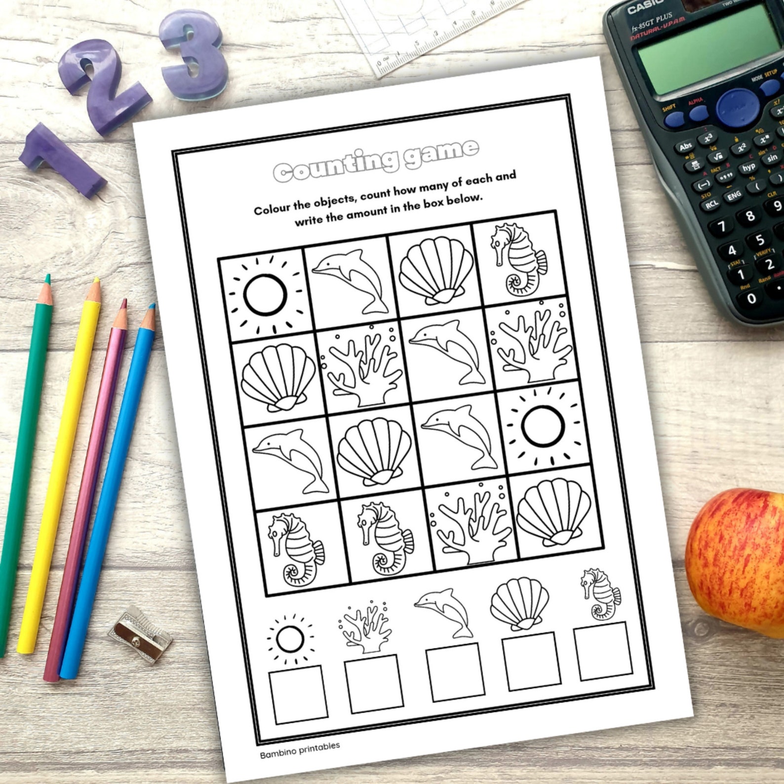 10 Summer Activity Worksheets for Kids, Busy Board Parts, Coloring ...