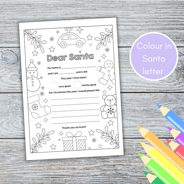 Santa Letter - Etsy