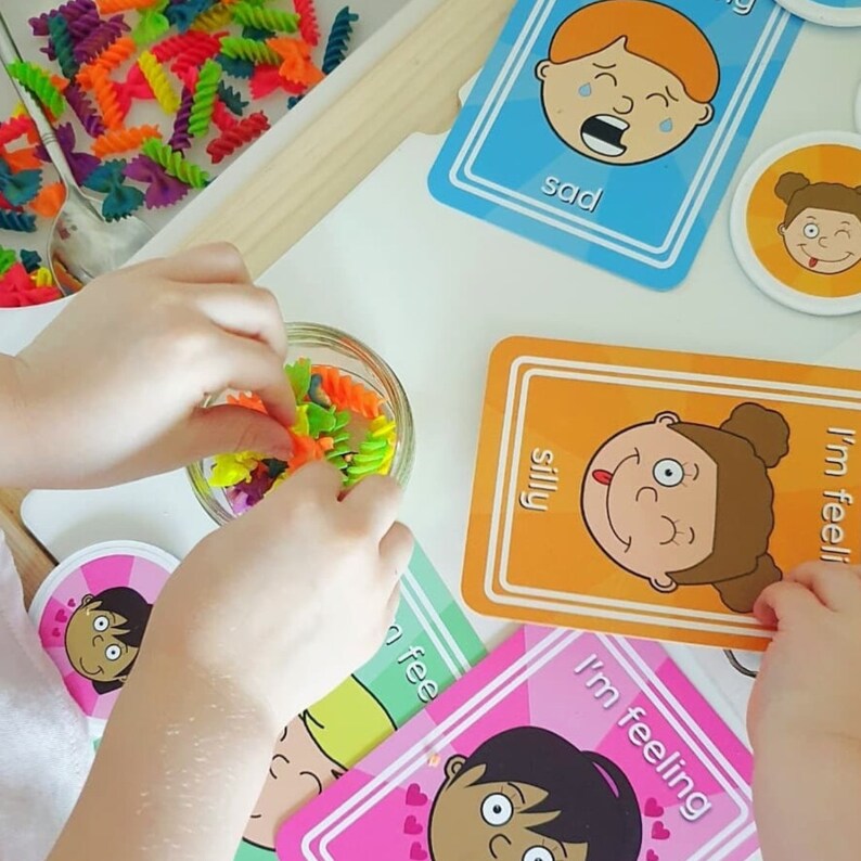 Feelings Flashcards, Emotion Flashcards, Kids Feelings Printable ...