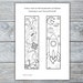 Kids Colouring Bookmark Printables, Bookshelf Bookmark Printable ...