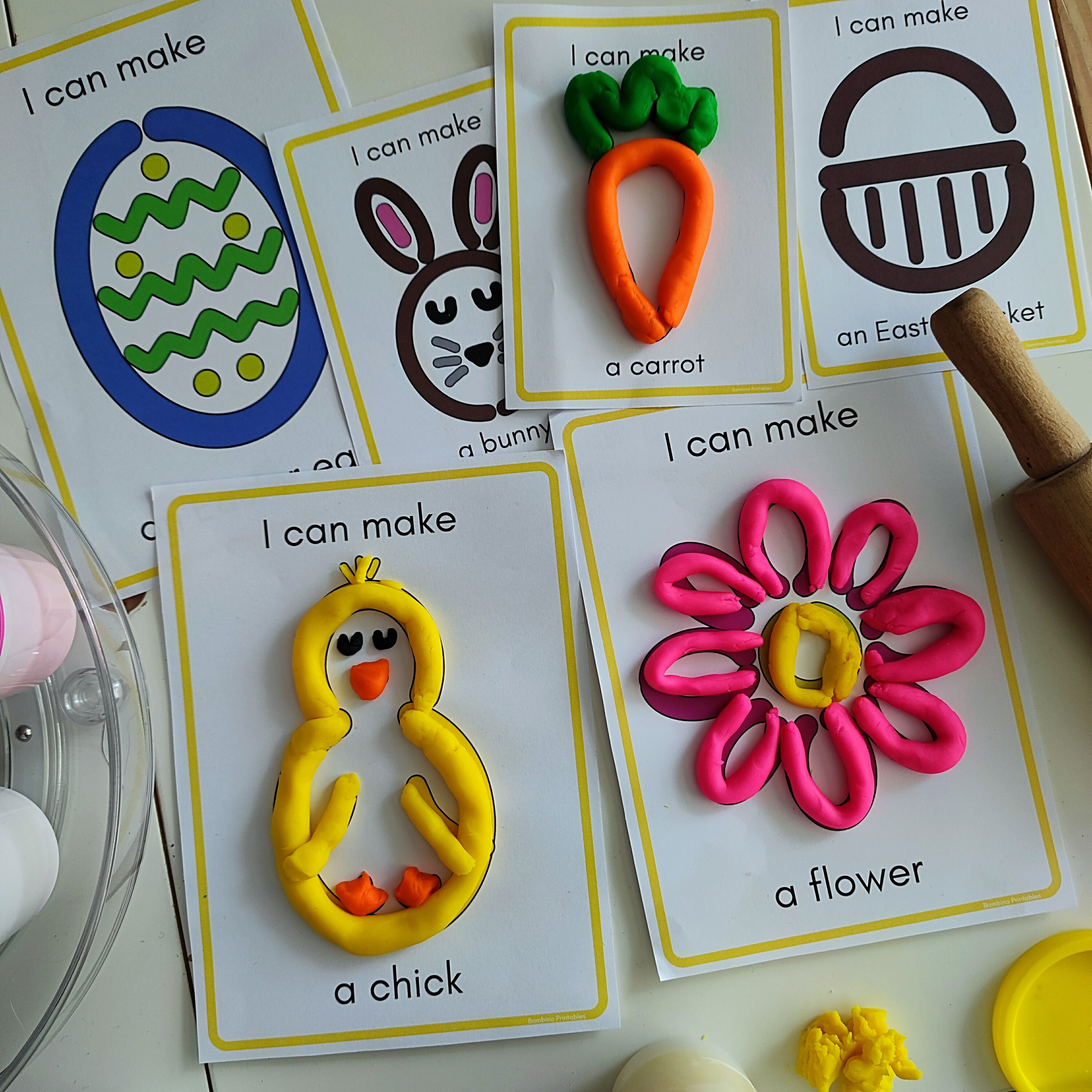 Easter Playdough Mats, Easter Playdough Activity, Easter Preschool ...