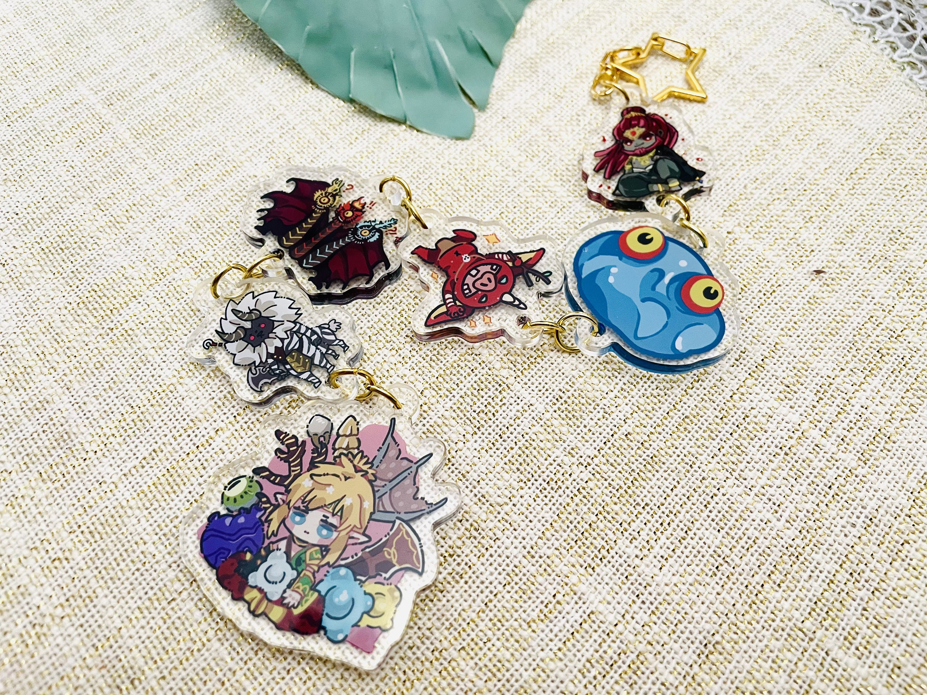 LOZ Legend of Zelda "link Up& Link Down"charm Chain - Etsy