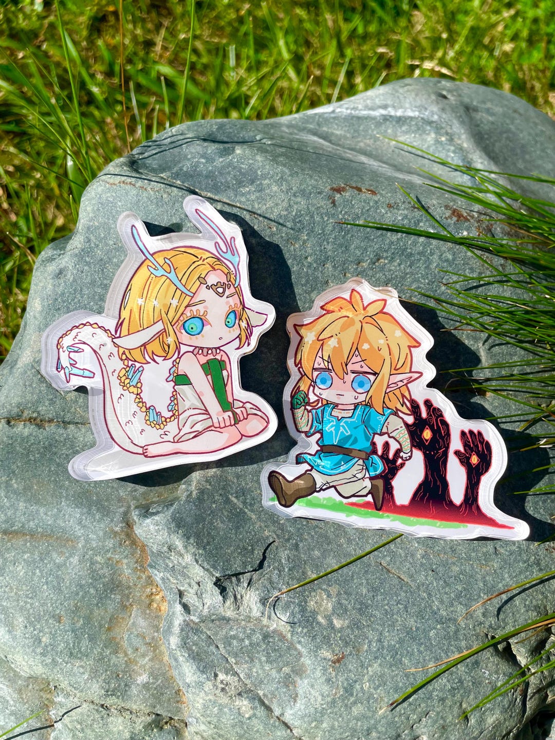 Loz｜zelda and Link Magnet | Refrigerator Magnet - Etsy