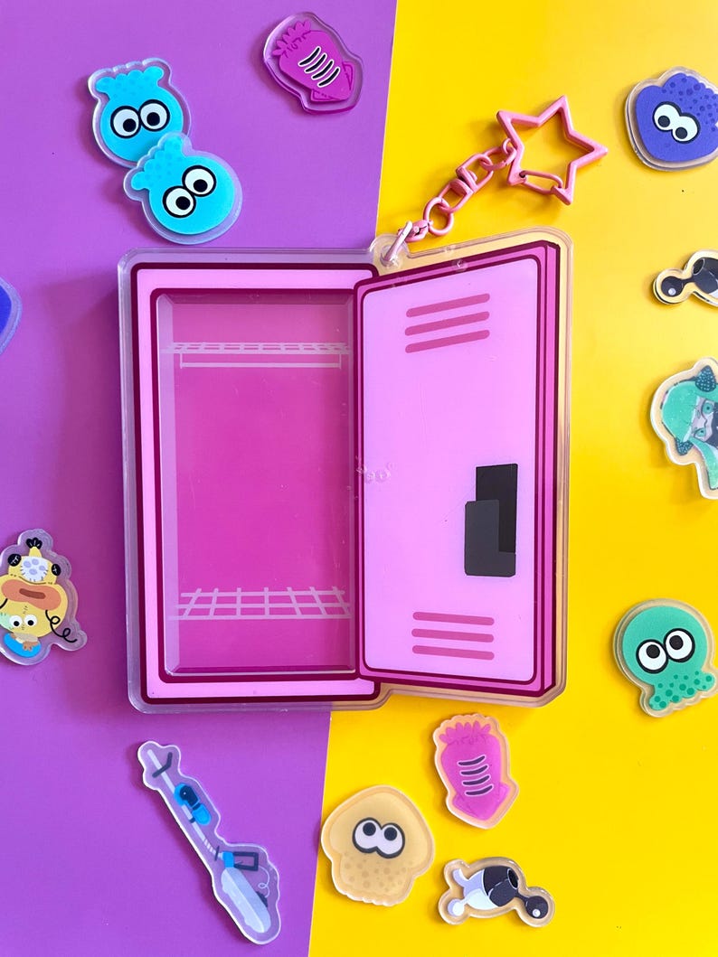Splatoon | Splatoon3| Splatoon Locker| Shaker Keychain| Openable Shaker ...
