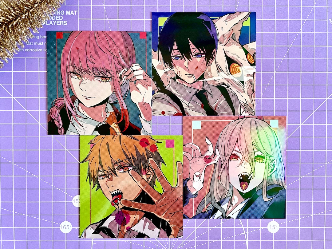 Chainsaw Man Anime Art Print Mini Print - Etsy