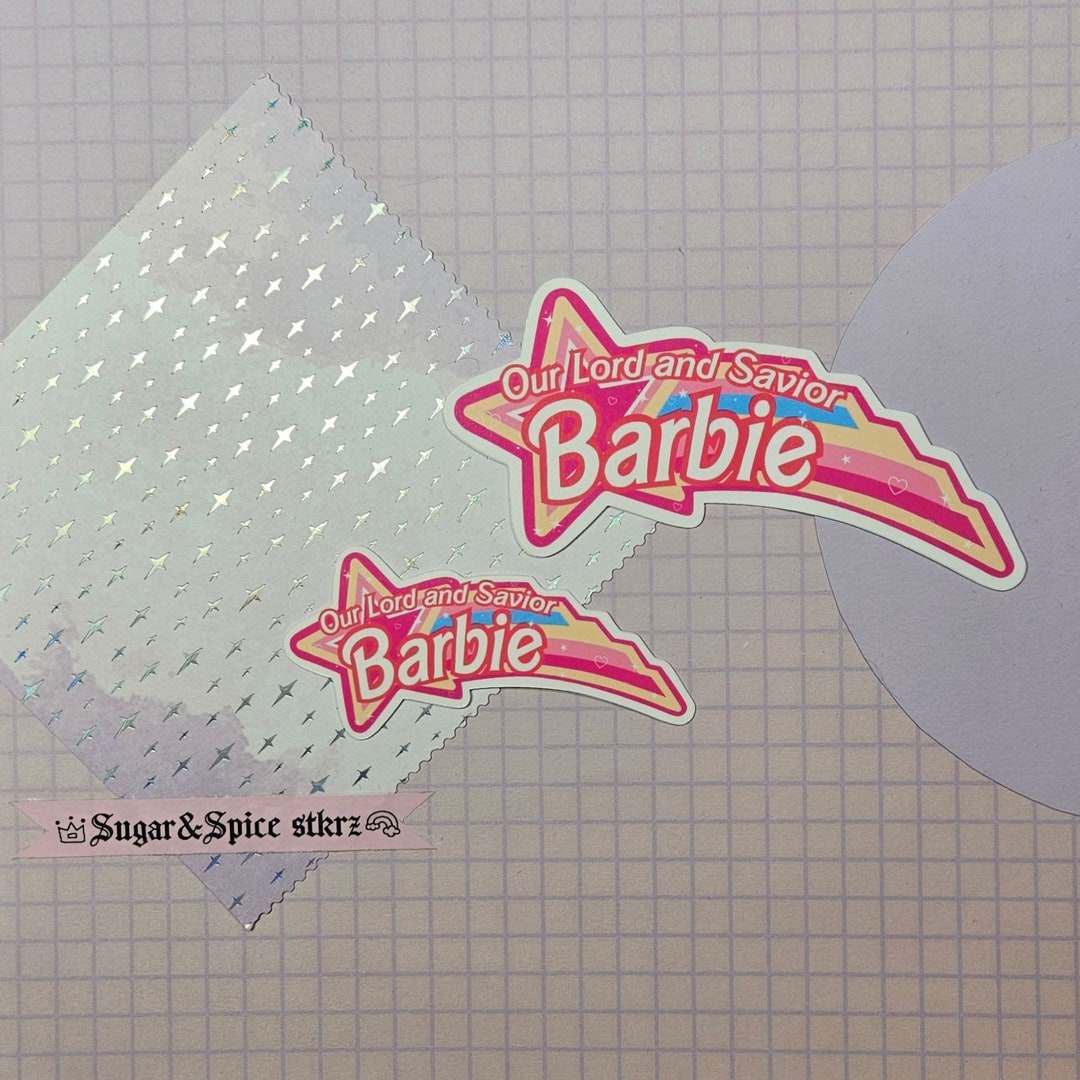 Our Lord and Savior Barbie Sticker - Etsy