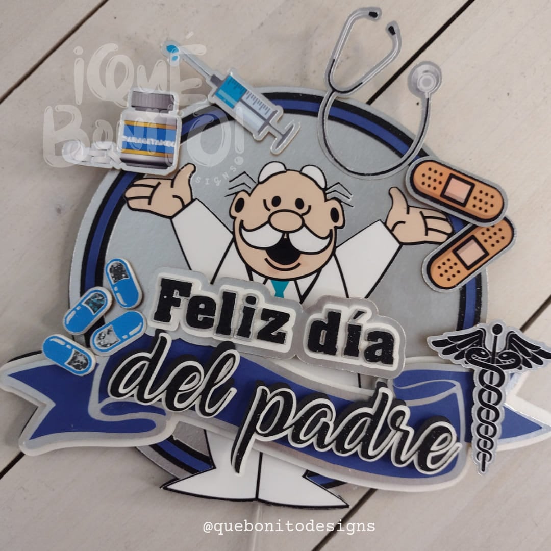 Cake Topper Doctor Simi Similar Doctor Farmacia Simi - Etsy
