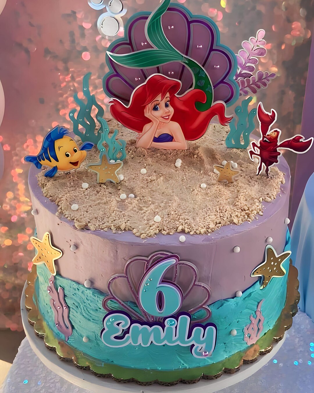 Cake topper sirena, sirenas, sirenita, mermaid, little, cake topper ...