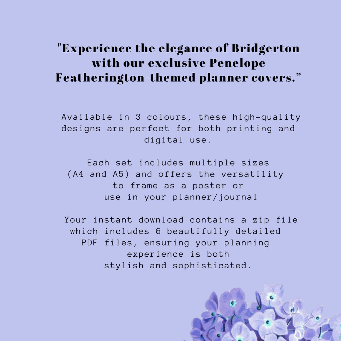 Bridgerton Inspired Planner/journal Inserts Exclusive Design Instant ...