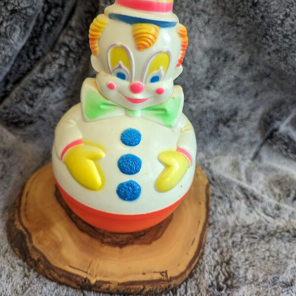 Roly Poly Clown - Etsy