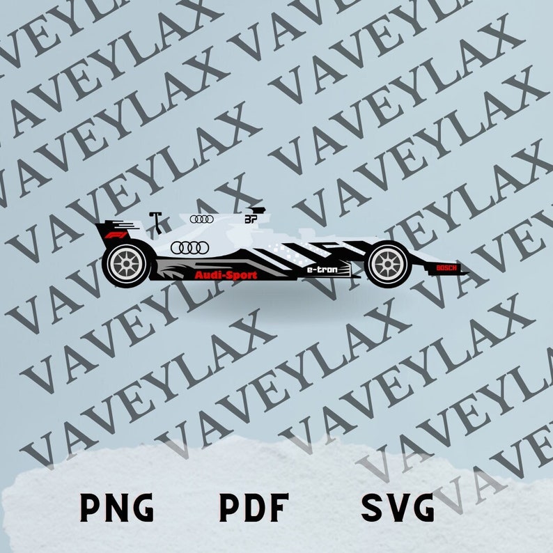 Formula 1 SVG Digital Download Racing Car Design Formual1 Sticker Digital Racing Car Design ...