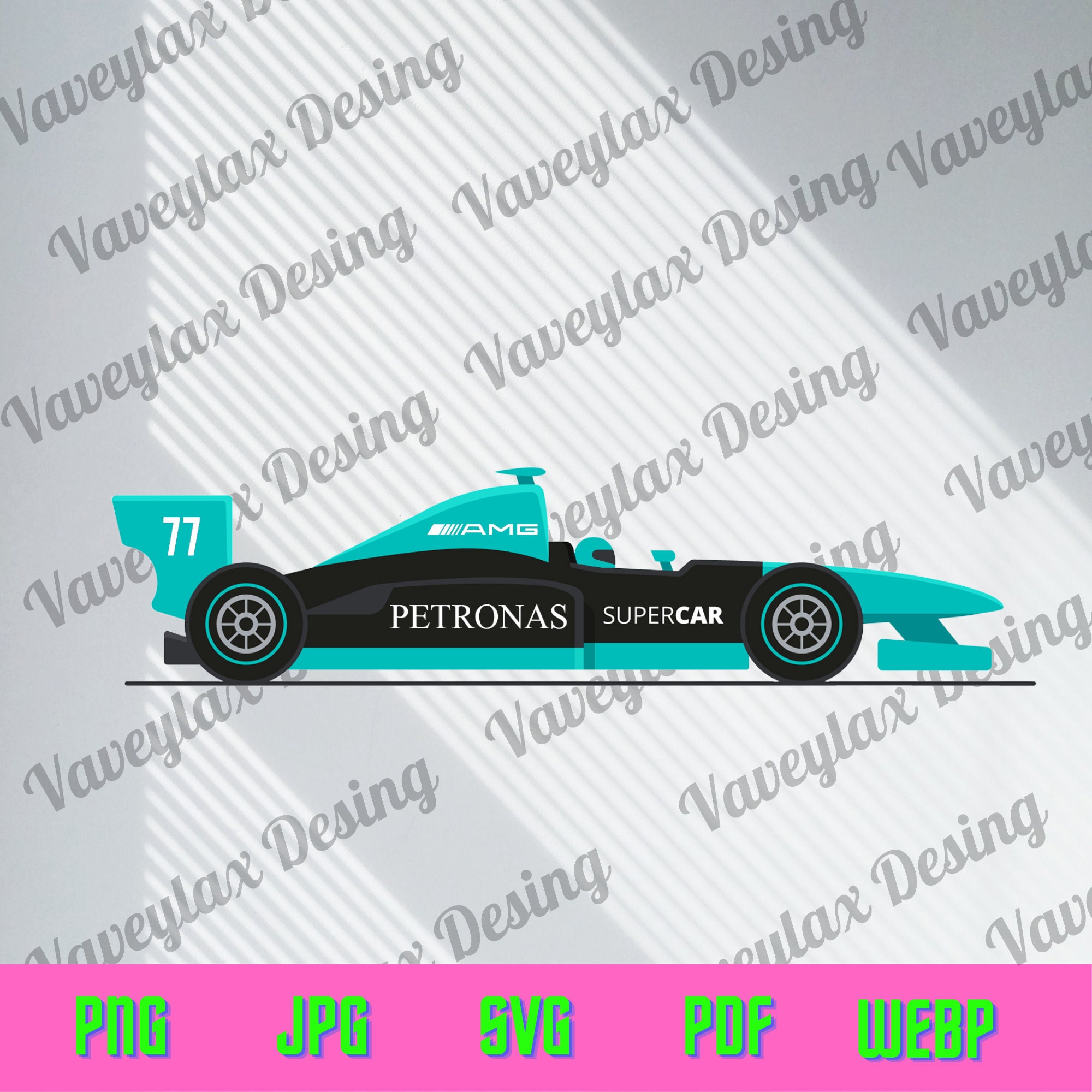 Formula 1 SVG Digital Download Racing Car Design Formual1 Sticker ...