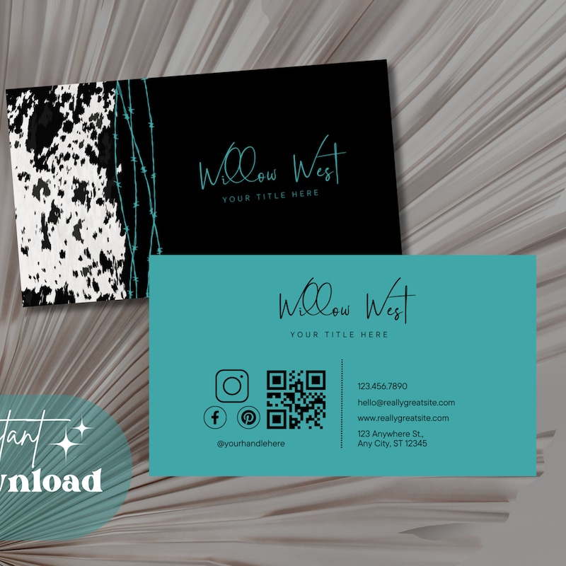 Rustic Business Card - Etsy