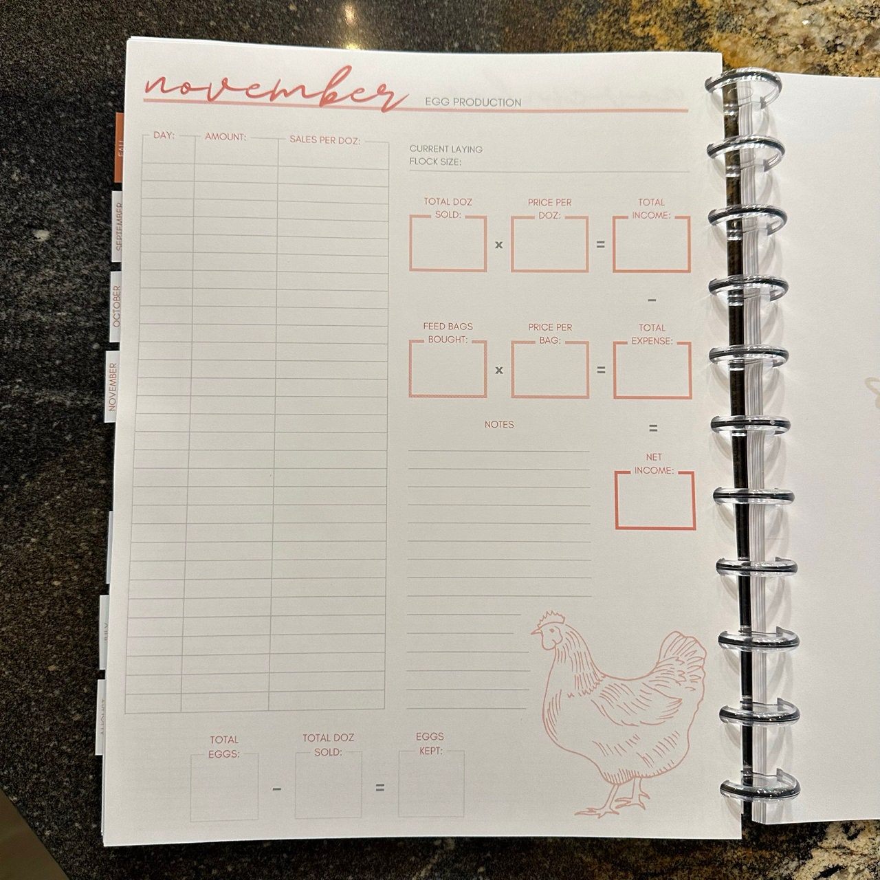 Homestead Planner Garden Planner, Discbound Garden Planner, Garden ...