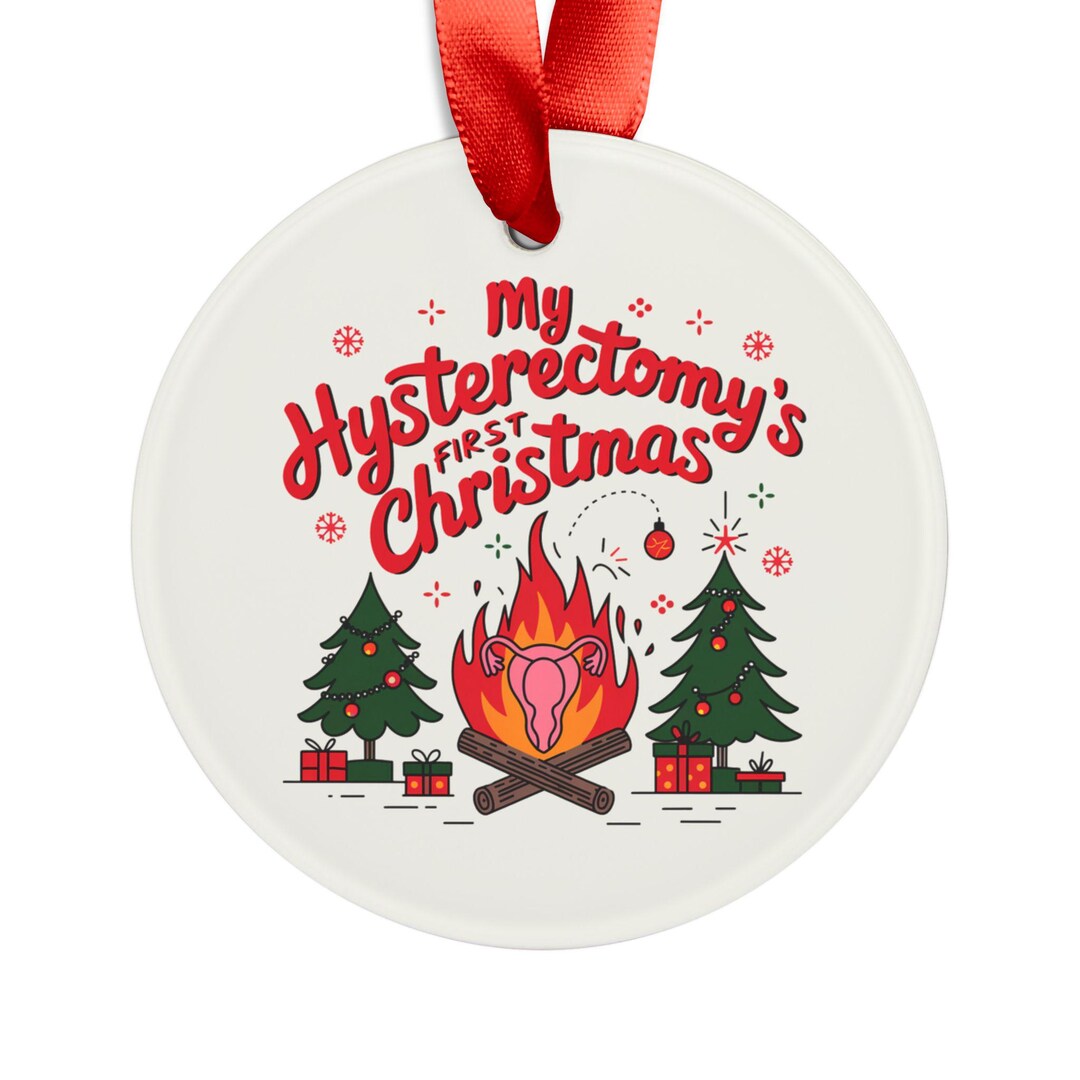 Hysterectomy Christmas Ornament With Ribbon, Sterile Gift, Bisalp Gift ...