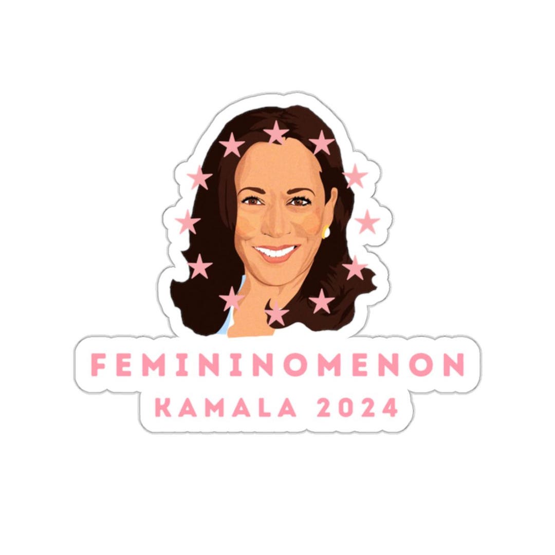 Kamala Harris Femininomenon 2024 Sticker Kamala 2024 Chappell Roan ...