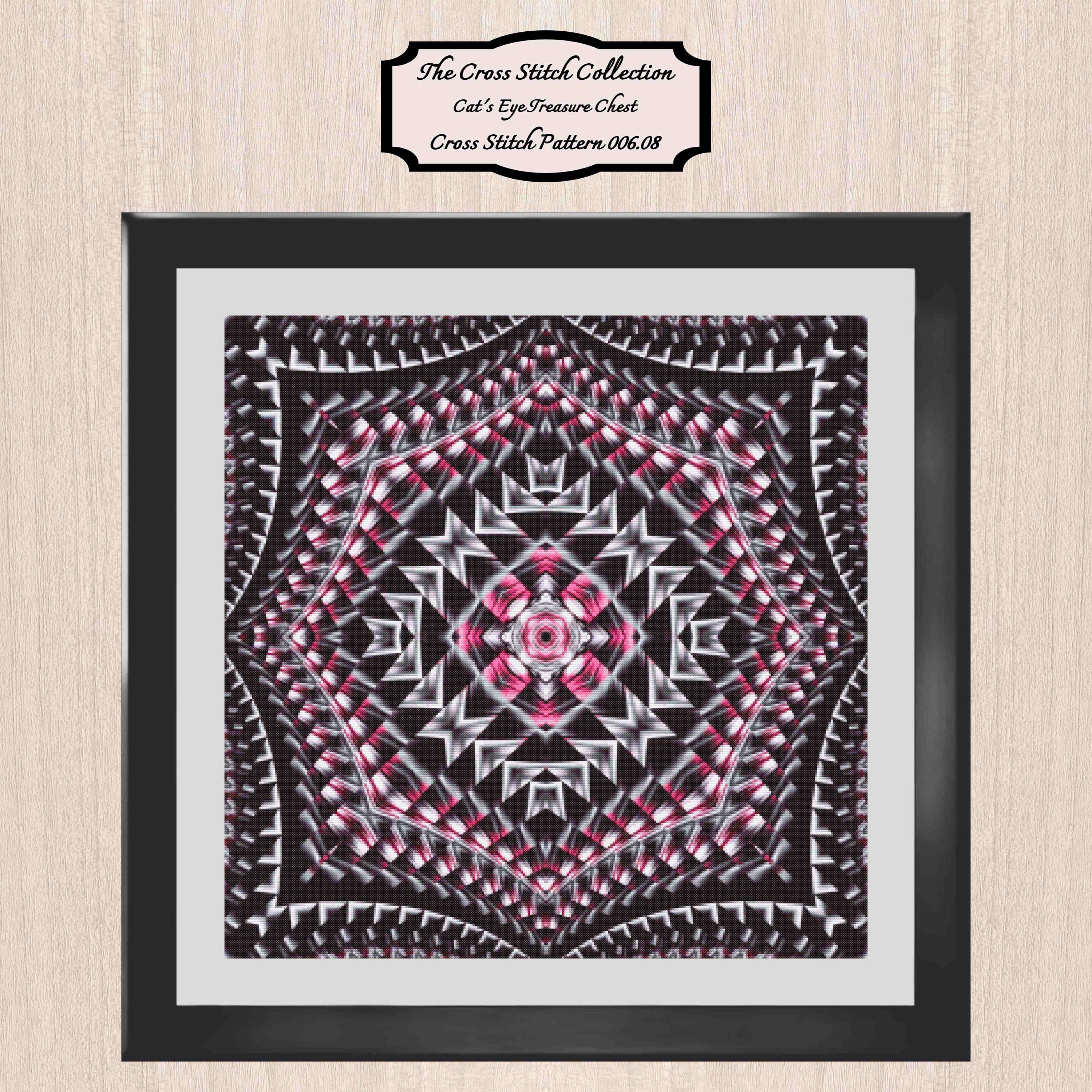 Modern Art Cross Stitch Pattern 006.08. Art Deco Cross Stitch ...