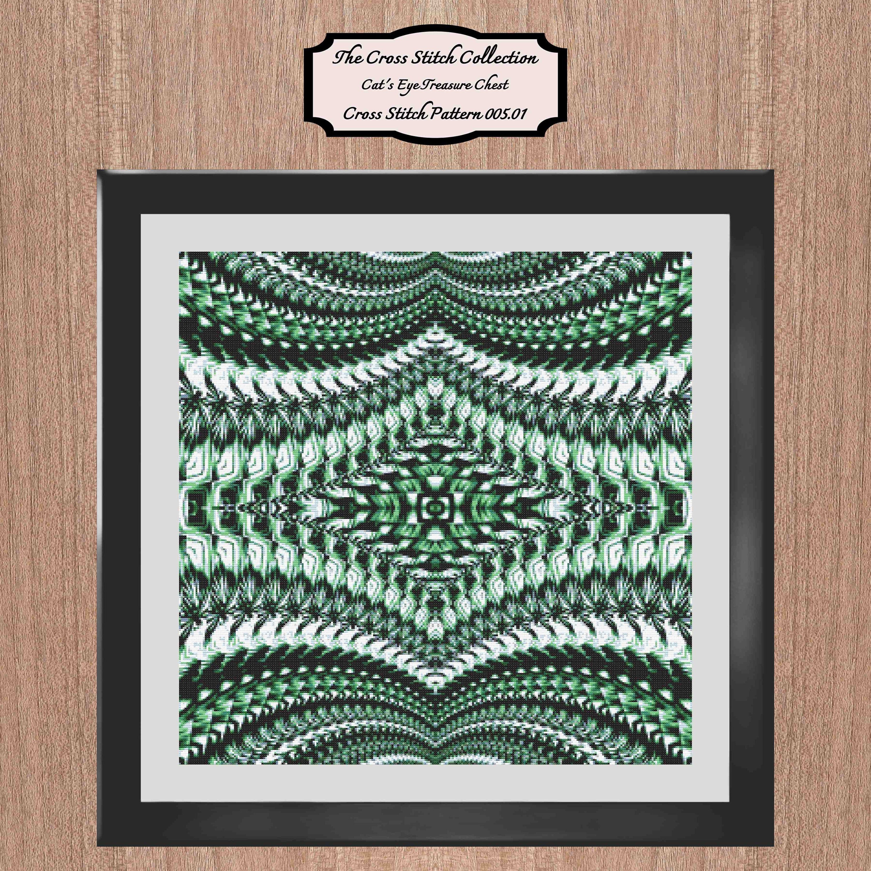 Cross Stitch Pattern 005.01. the Cross Stitch Collection. Modern Art ...