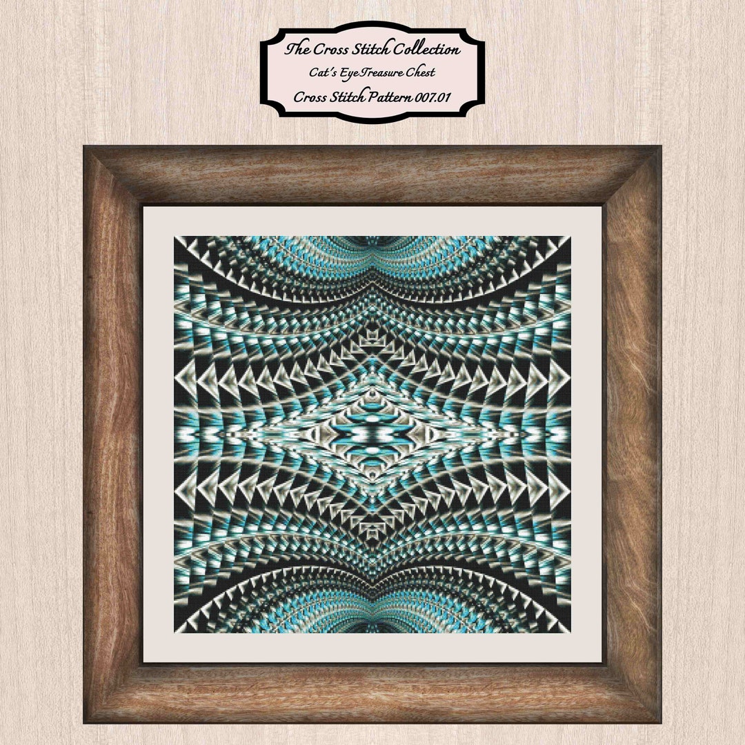 Southwest Cross Stitch Pattern 007.01. Cross Stitch, Modern Art Cross ...