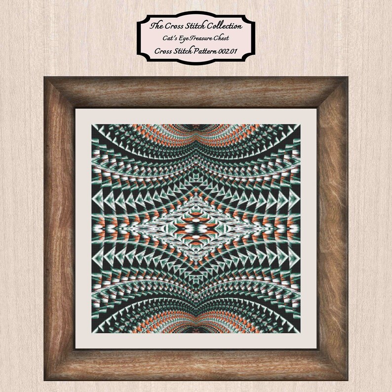 Cross Stitch Pattern 002.01. the Cross Stitch Collection. Southwest ...