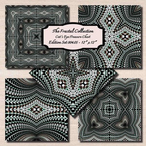 Tribal Digital Paper: Tribal Patterns Include Triangles, Chevron ...