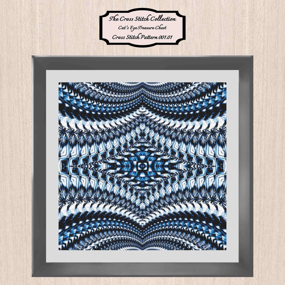 Cross Stitch Pattern 001.01. the Cross Stitch Collection. Modern Art ...