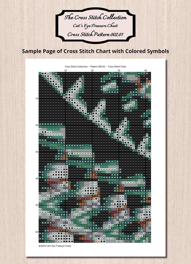 Cross Stitch Pattern 002.01. the Cross Stitch Collection. Southwest ...
