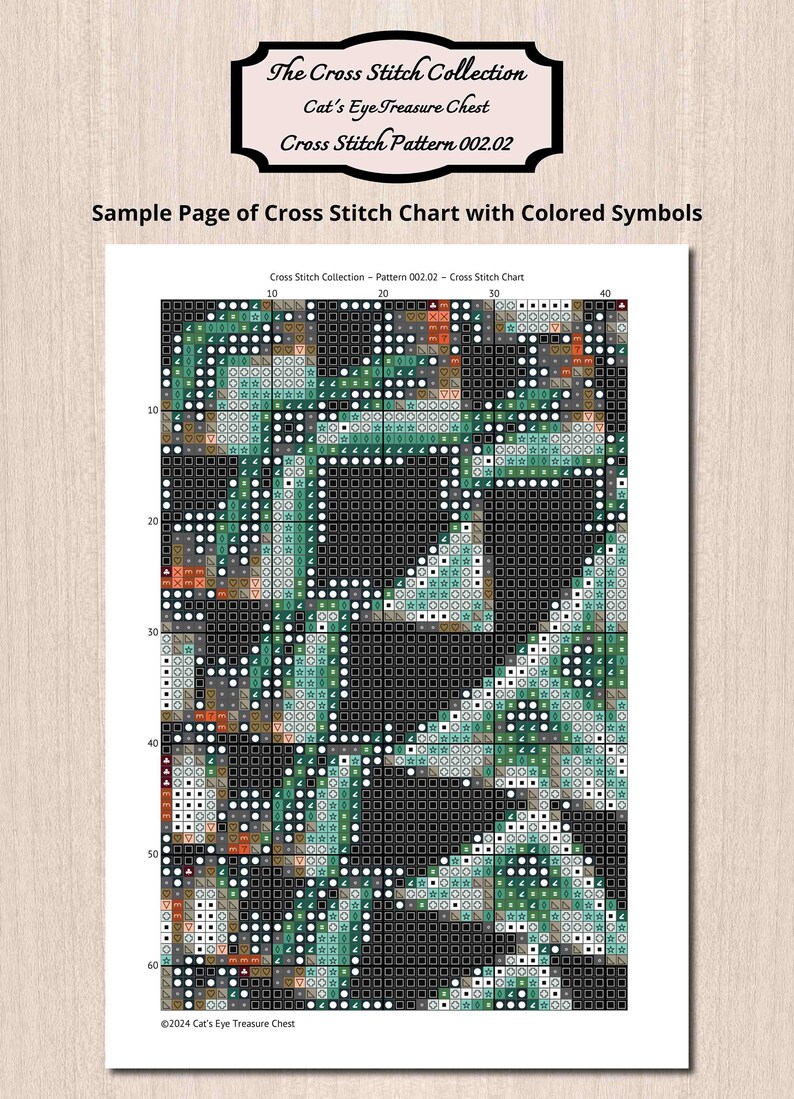 Southwest Cross Stitch Pattern 002.02. Cross Stitch, Modern Art Cross ...