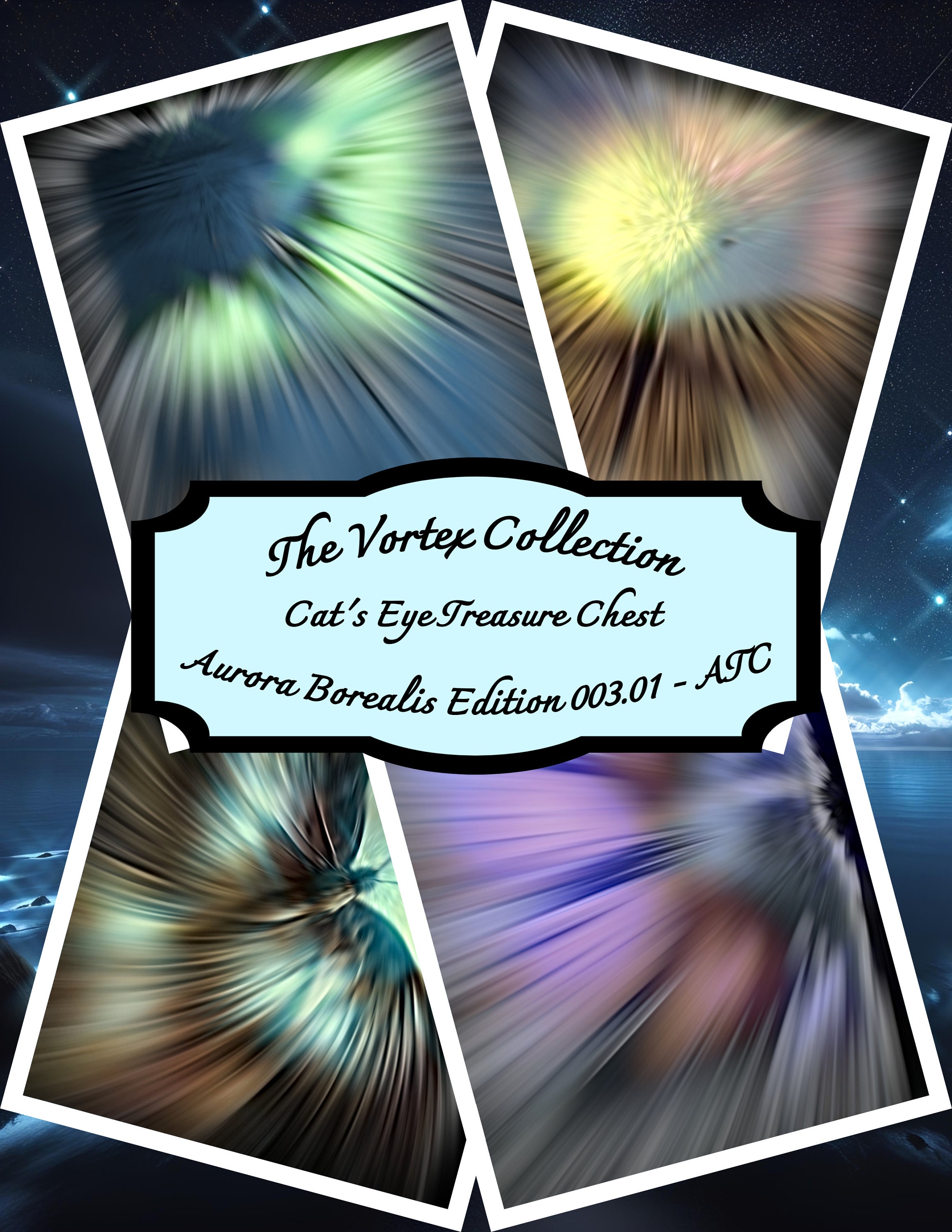 The Vortex Collection - Aurora Borealis Edition 003.01 - Artist Trading ...