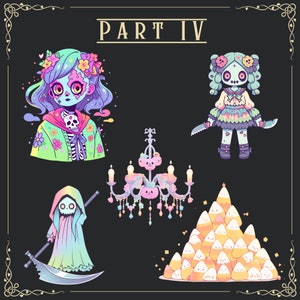 20 PNG Spooky Clipart Collection, Halloween Pastel, Transparent ...