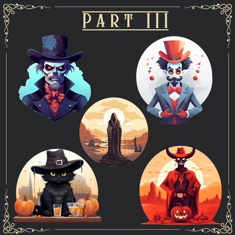 20 PNG Spooky Clipart Collection, Halloween Western Transparent ...