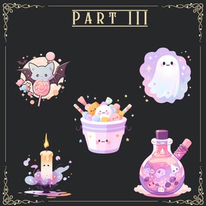 20 PNG Spooky Clipart Collection, Halloween Pastel, Transparent ...